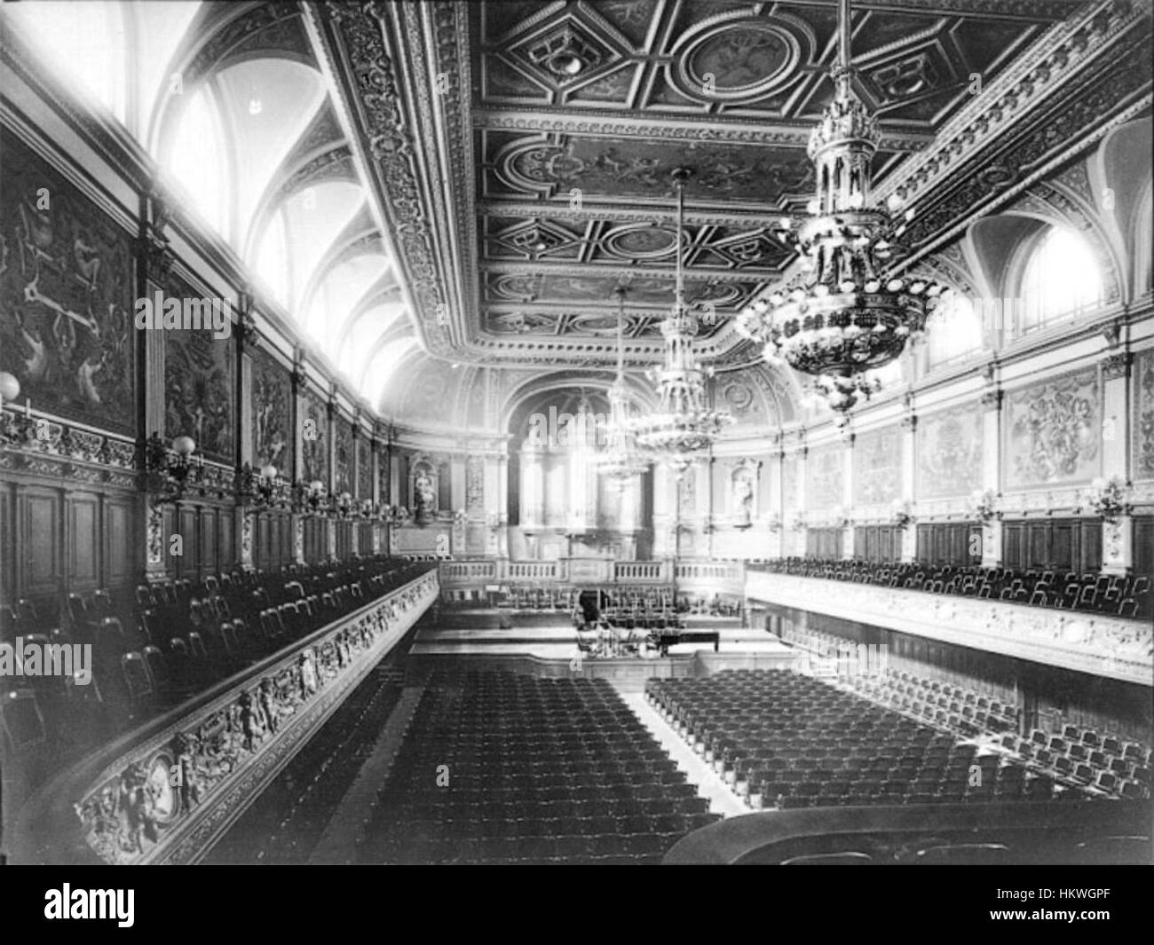 The Gewandhaus Concert Hall in Leipzig, built in 1900, is an iconic ...