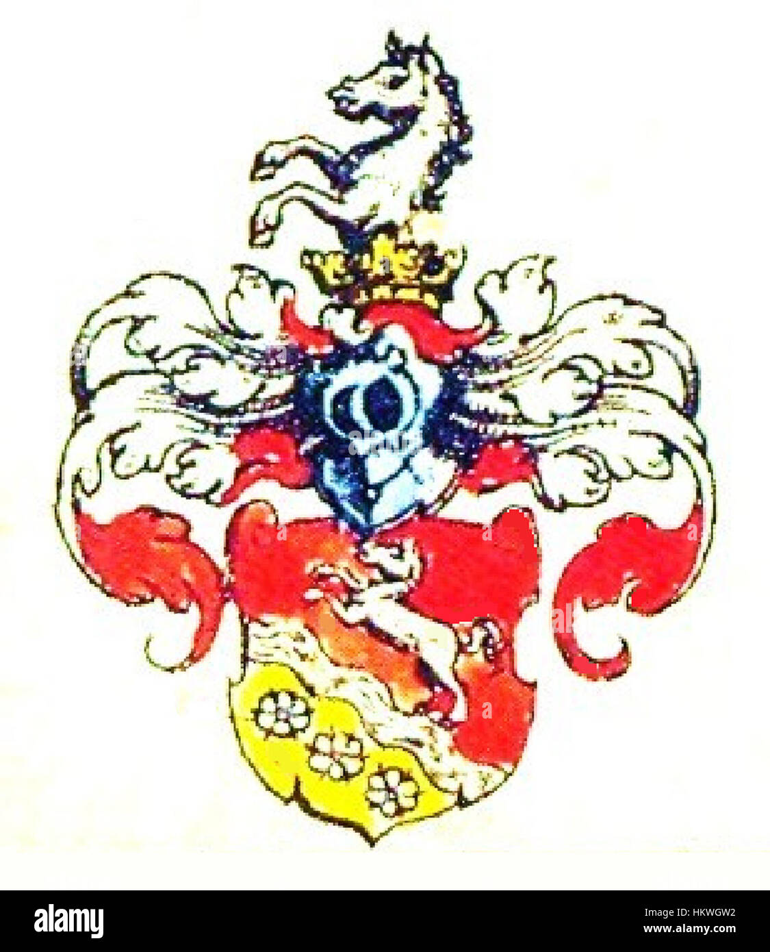 Gfug-Wappen Sbm is a heraldic artwork featuring a family coat of arms ...