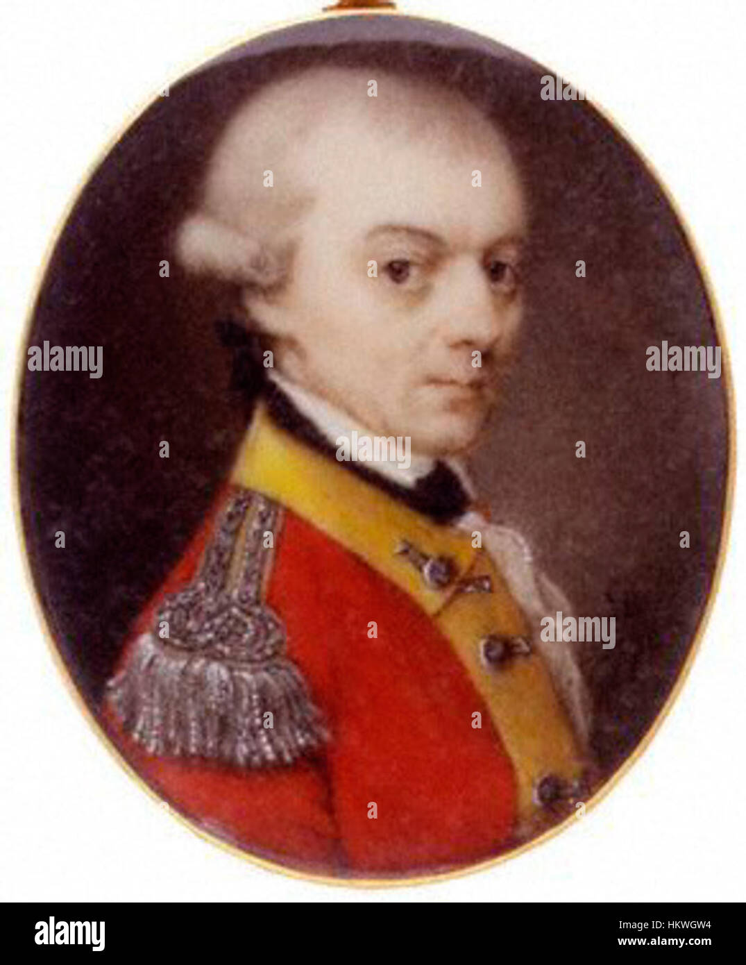 'GG-Robert Prescott' is a fine art miniature painting that portrays a ...