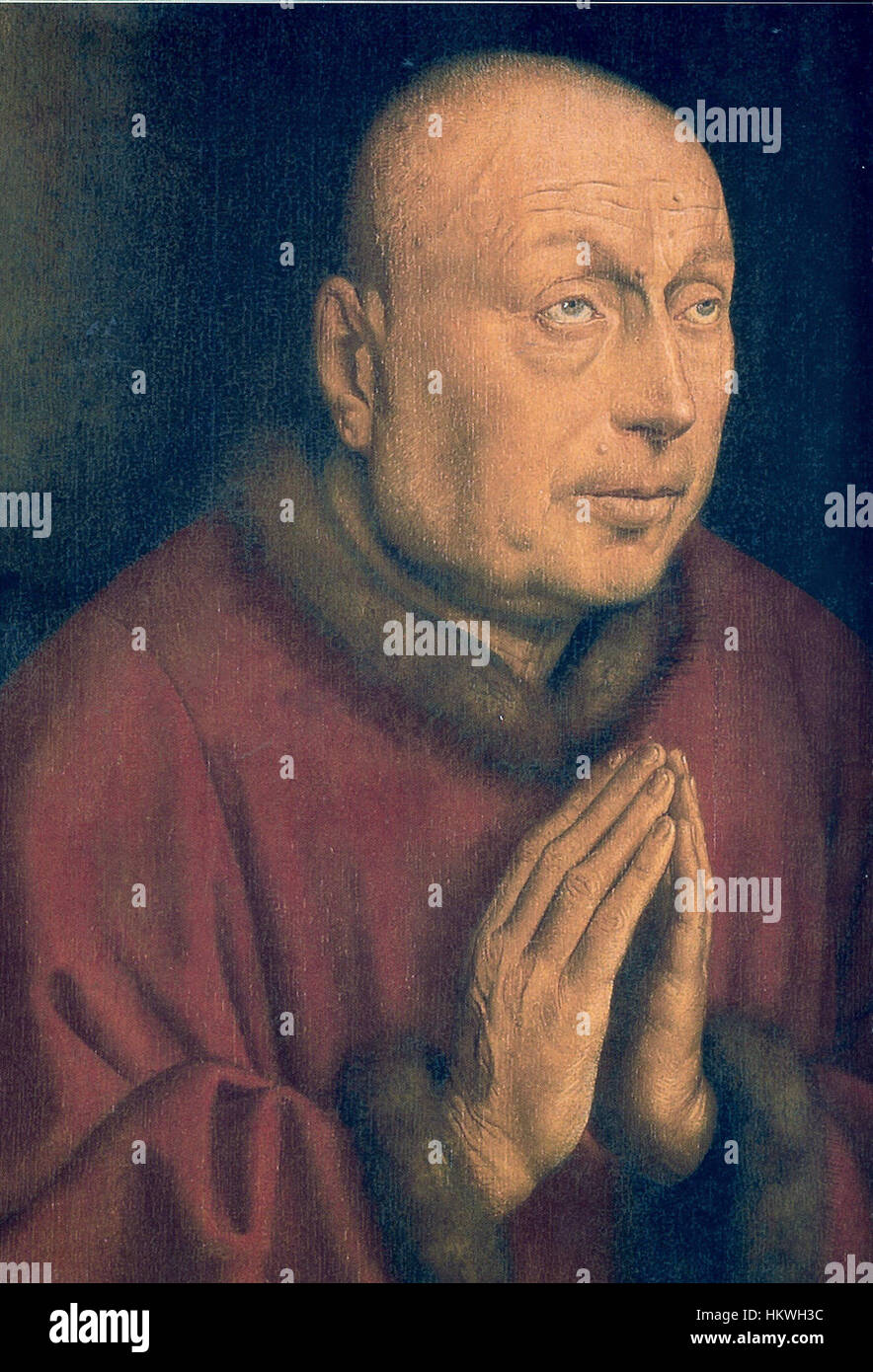 The *Ghent Altarpiece*, painted by Jan van Eyck, includes a panel ...