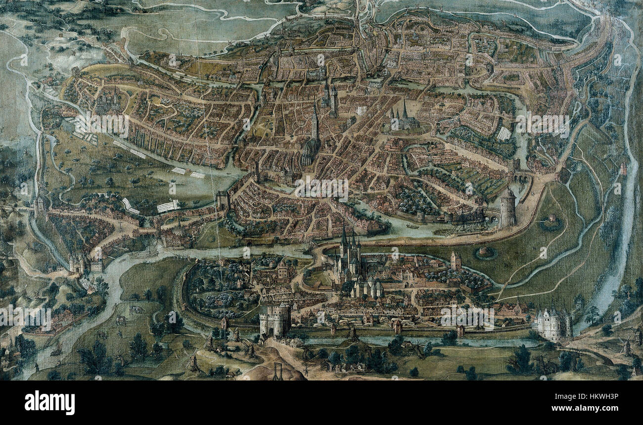 Ghent map hi-res stock photography and images - Alamy