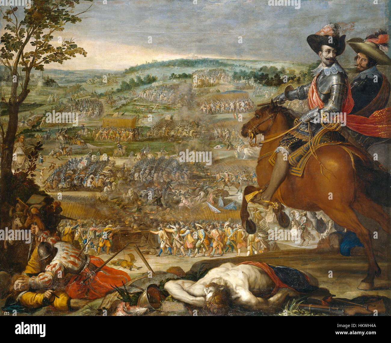 The 'Batalla Fleurus' (1622) is a historical painting depicting the ...