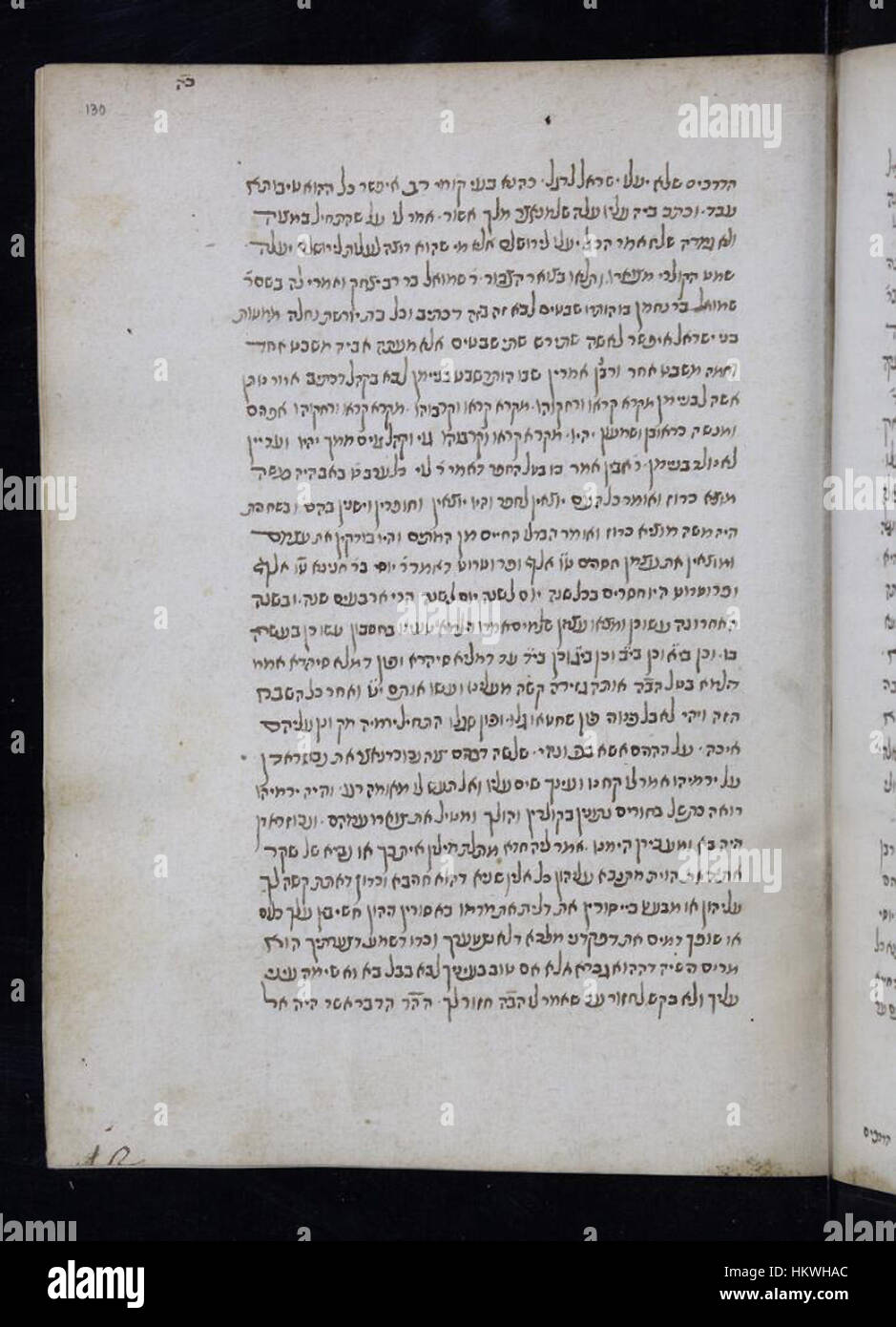 A manuscript folio from the Bodleian Libraries, Miscellany 130r ...