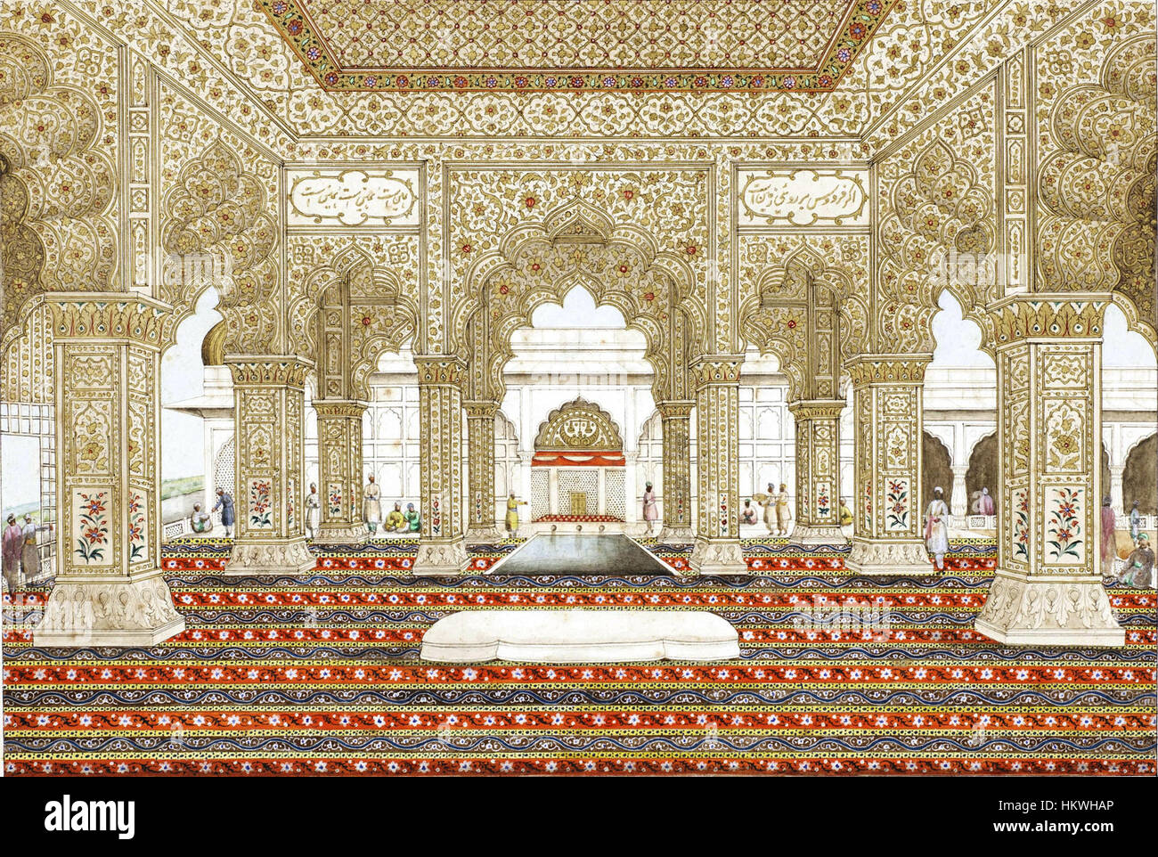 This painting of Ghulam Ali Khan, an influential figure in Indian ...