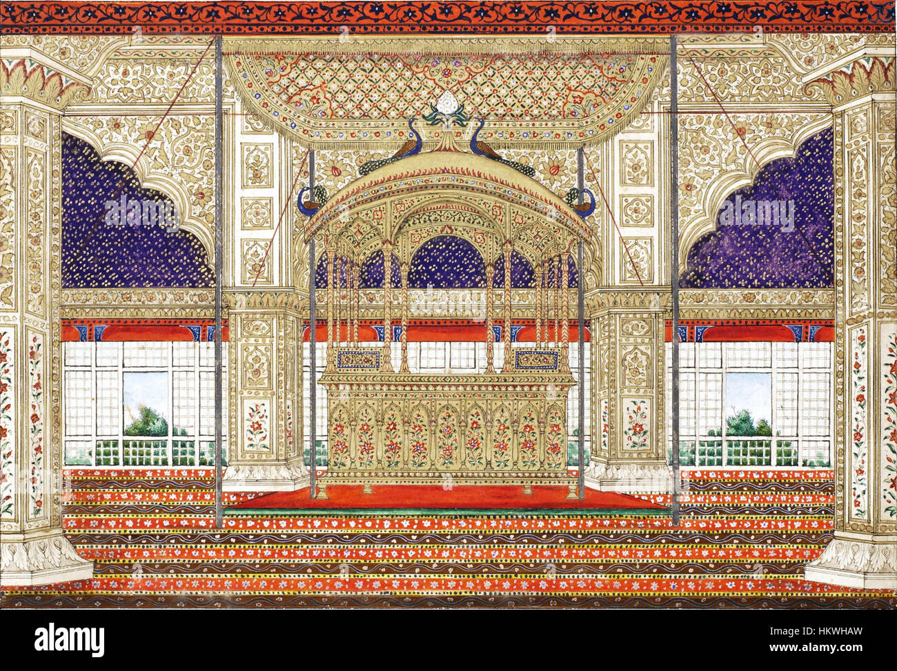 This portrait of Ghulam Ali Khan is an elegant depiction of the ...