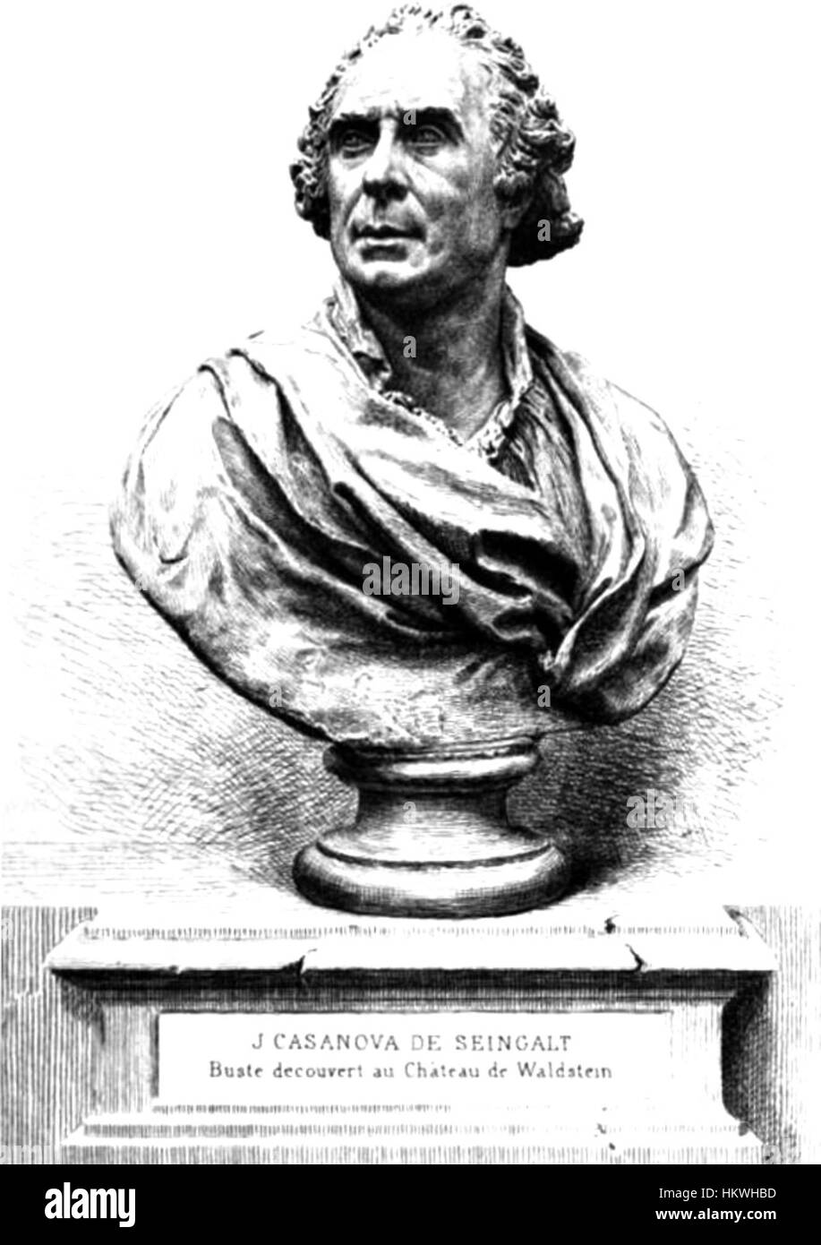 Giacomo Girolamo Casanova, famous for his adventurous life, is depicted ...