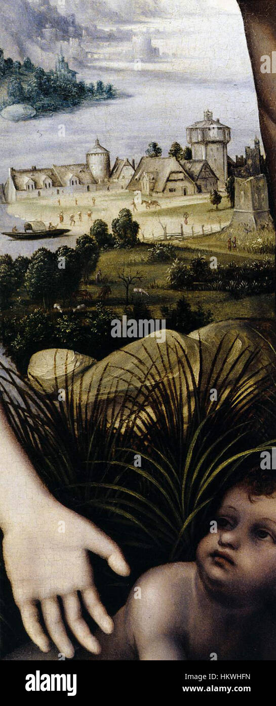 This detailed work by Giampietrino, titled *Leda and her Children ...