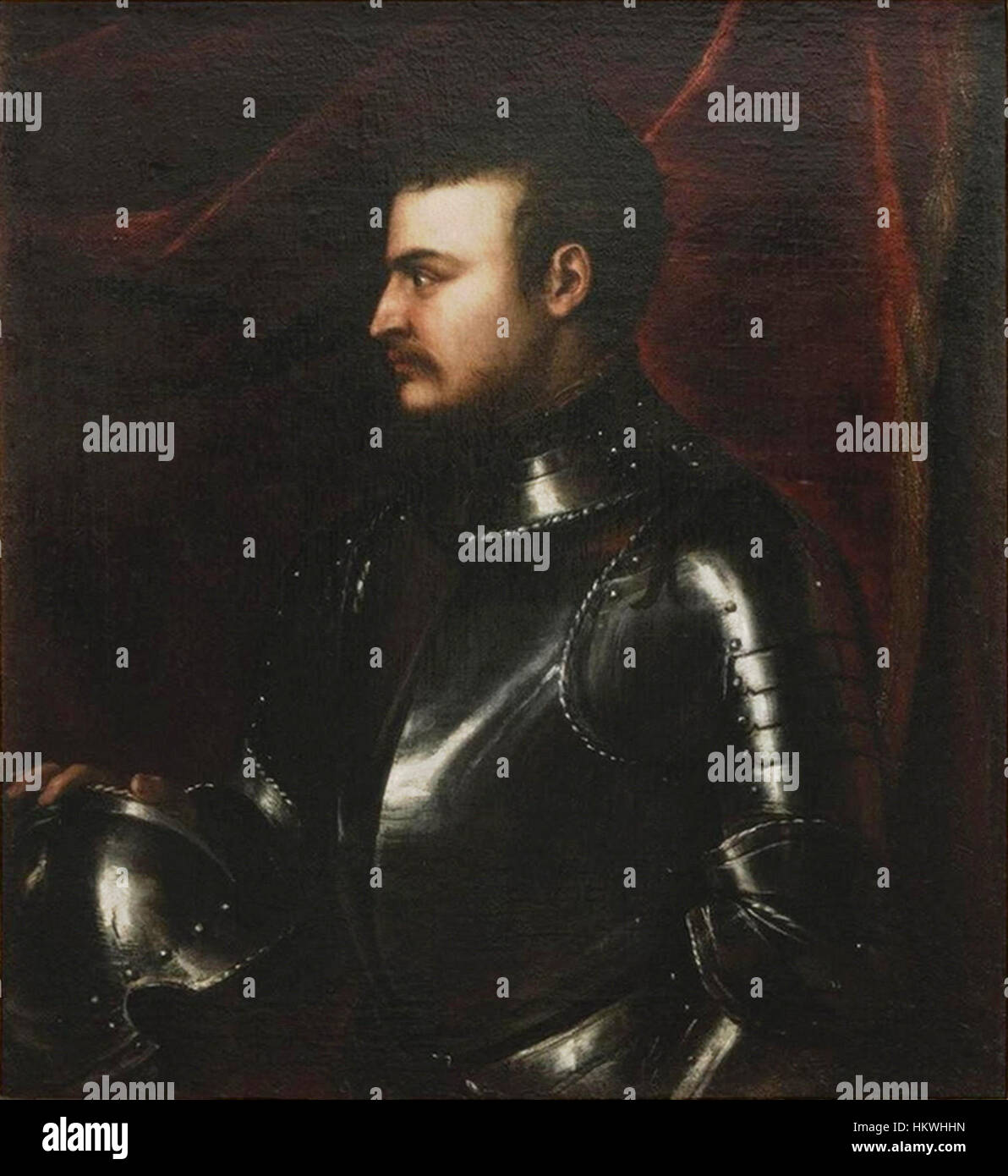 This 1545 portrait by Gian Paolo Pace, known as 'l'Olmo,' portrays ...