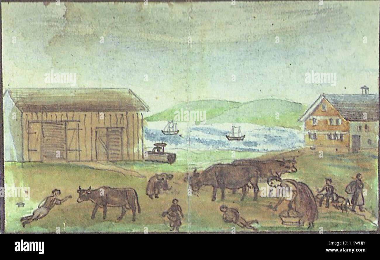 The 'Giezendanner Hunger' painting from 1817 captures the theme of ...