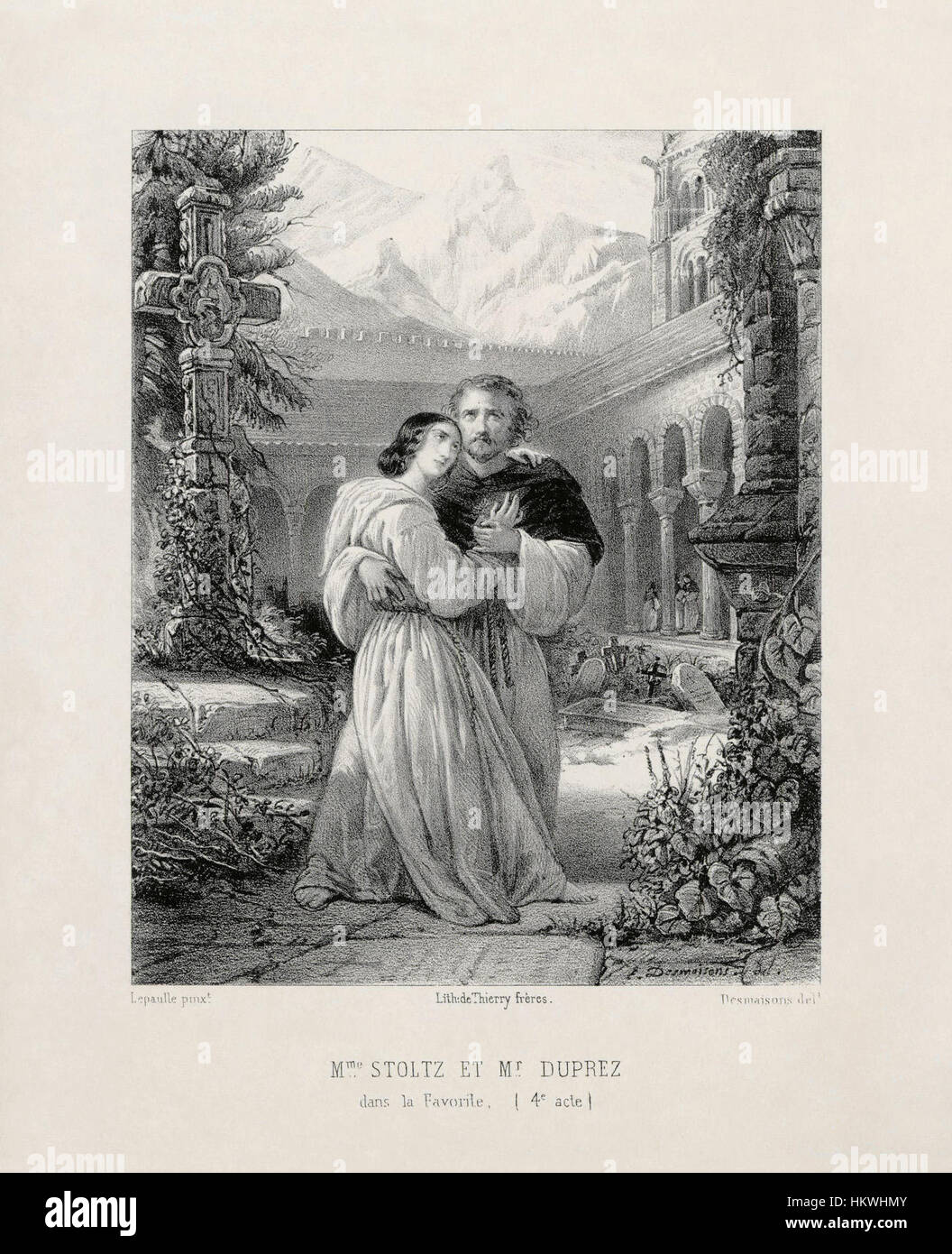 Opera singers 19th century hi-res stock photography and images - Alamy