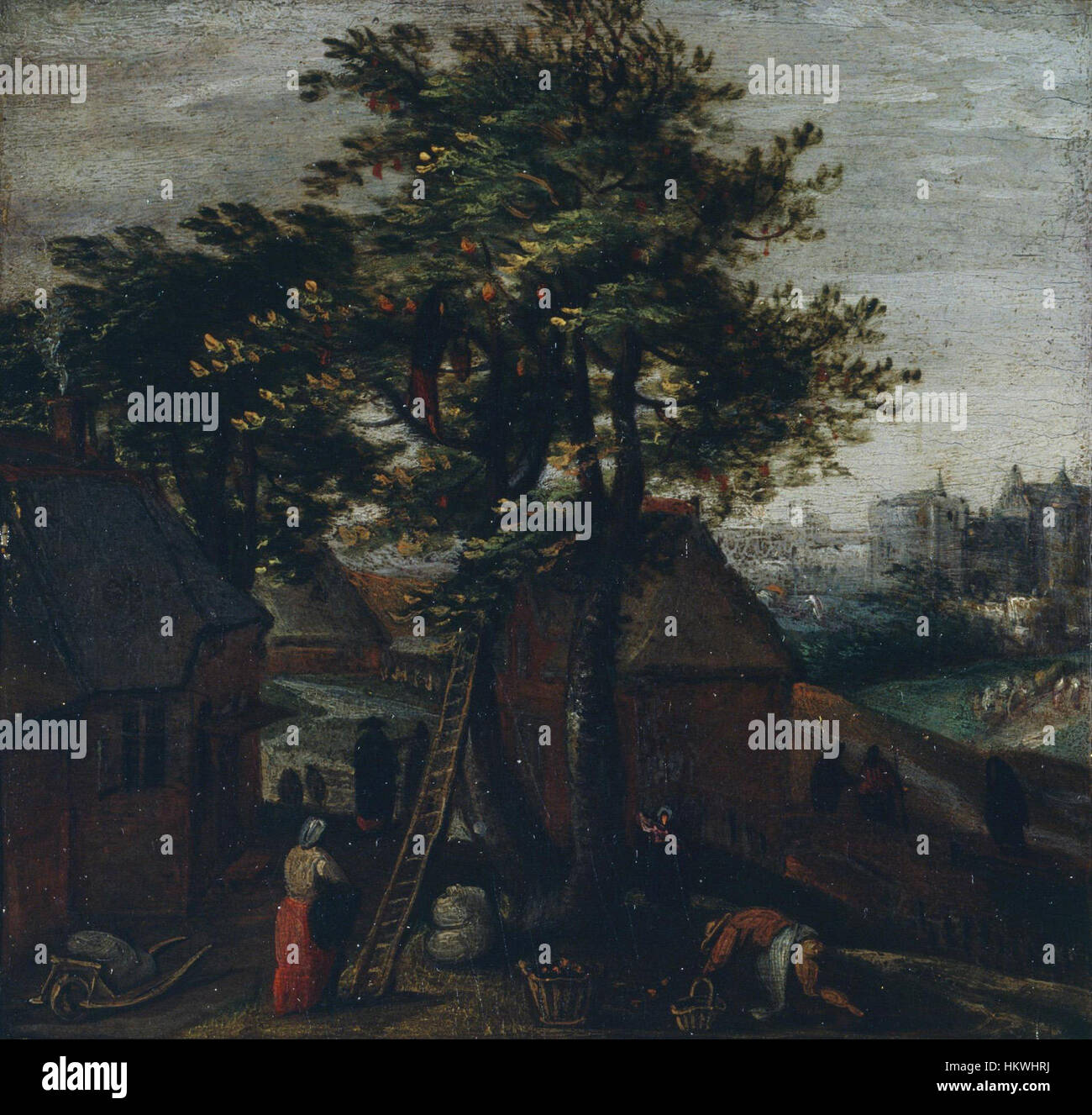 'Spring' by Gillis Mostaert I portrays a vibrant, detailed landscape ...