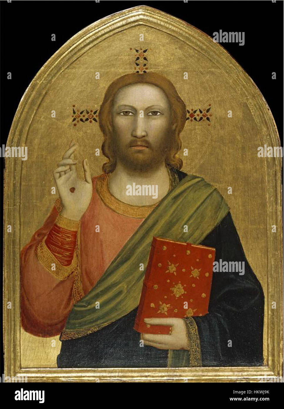 Giotto's 'Polittico Peruzzi,' also known as 'The Redeemer,' is a ...