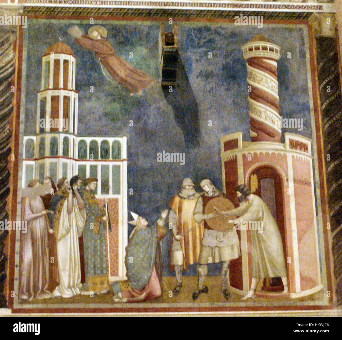 Giotto’s 'Liberation of the Heretic' illustrates a dramatic moment in ...