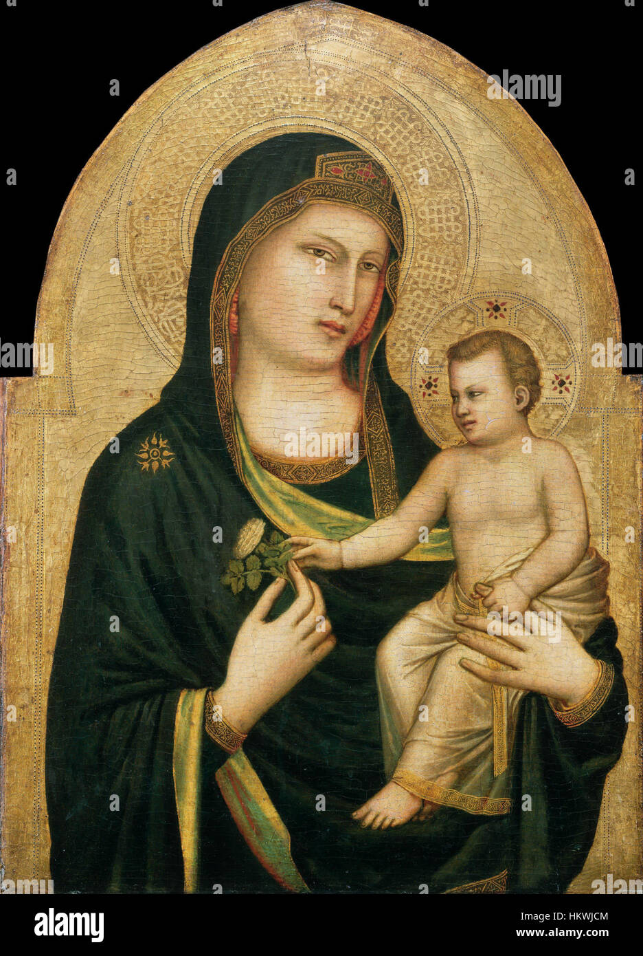 Giotto's 'Madonna and Child' from 1320-25, housed at the National ...