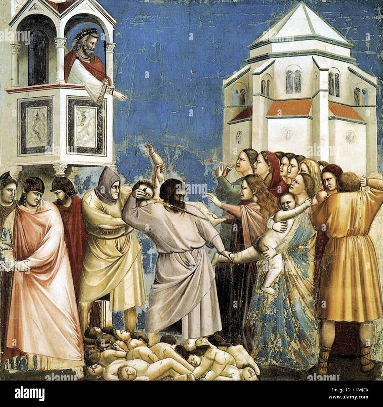 This painting by Giotto Innocenti is a significant example of early ...