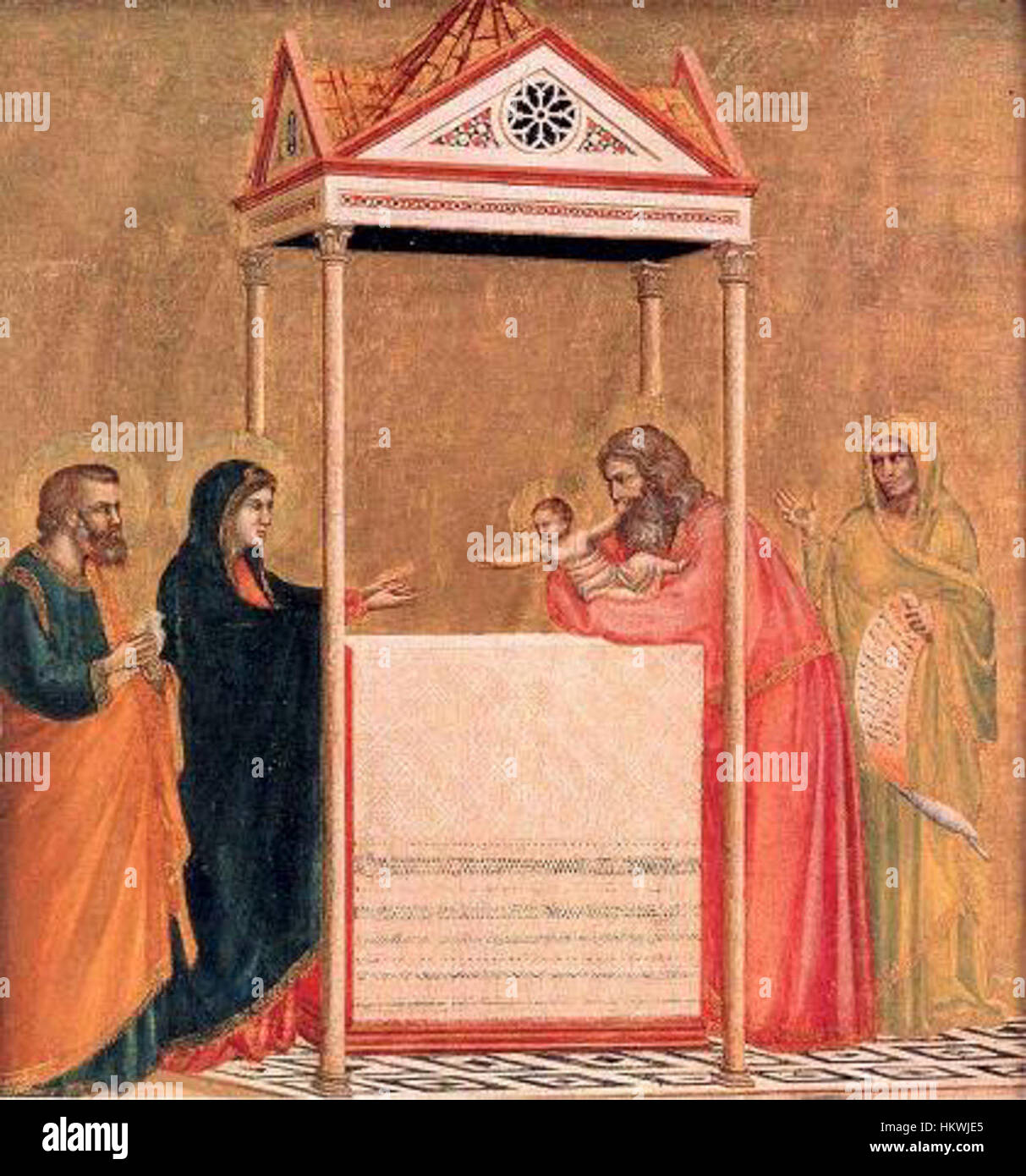 Giotto’s 'Presentation of Christ in the Temple' illustrates the ...