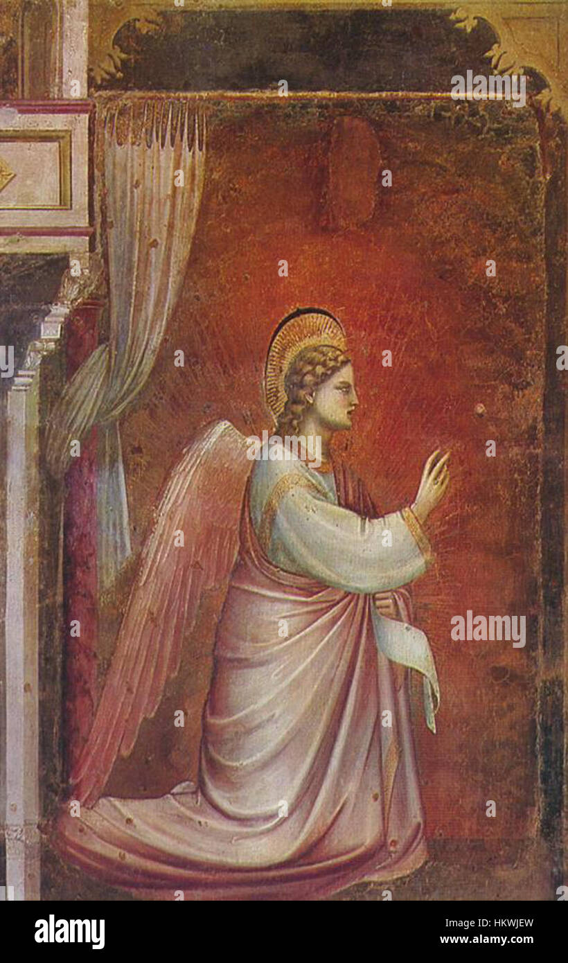 Giotto’s ‘The Angel Gabriel Sent by God,’ painted as part of the ...