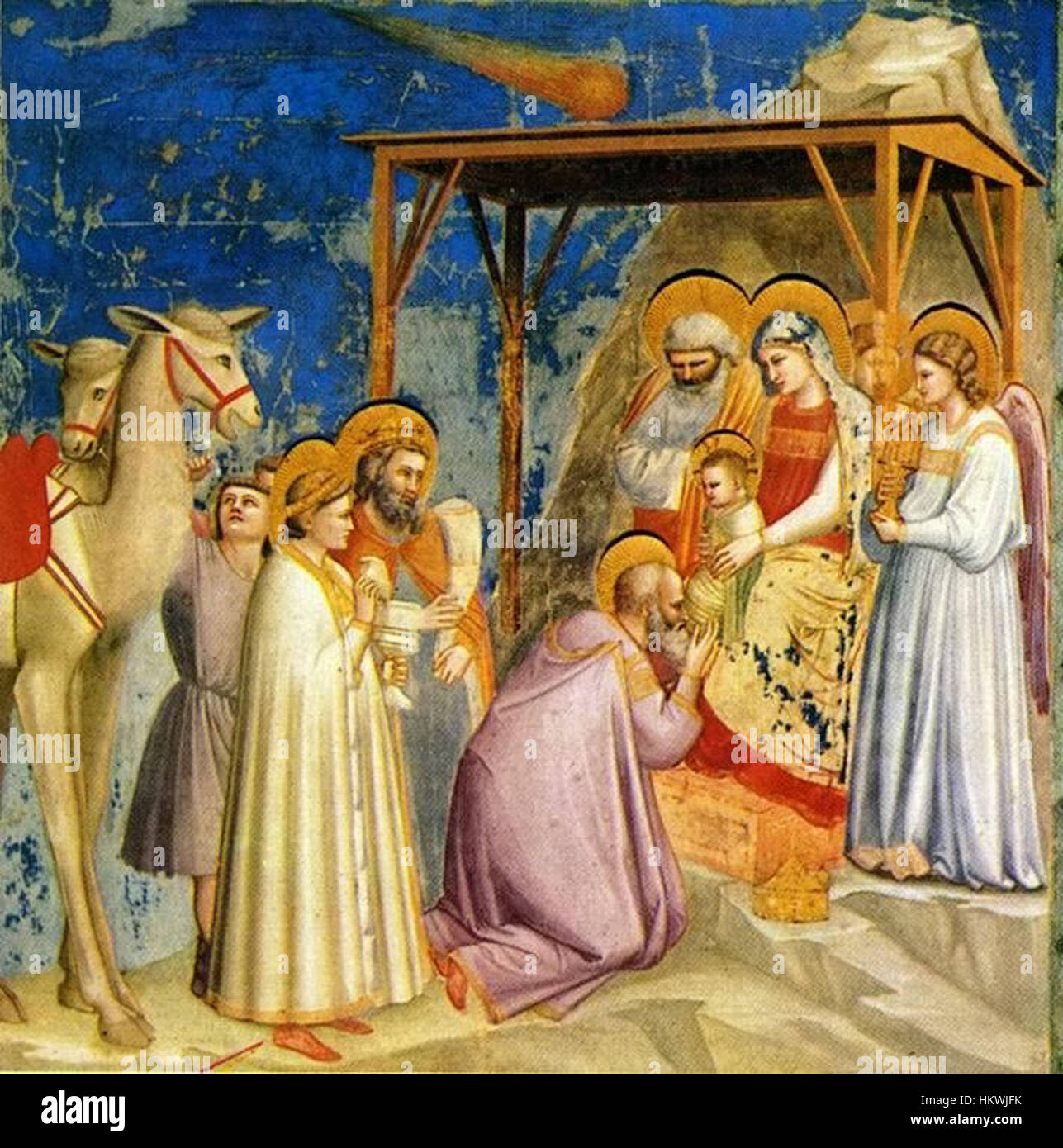 Giotto's adoration of the magi hi-res stock photography and images - Alamy
