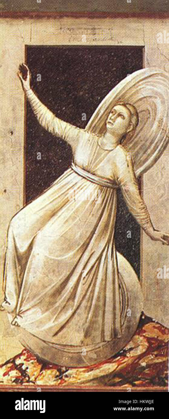 *Inconstancy* by Giotto is part of the *Scrovegni Chapel* fresco series ...
