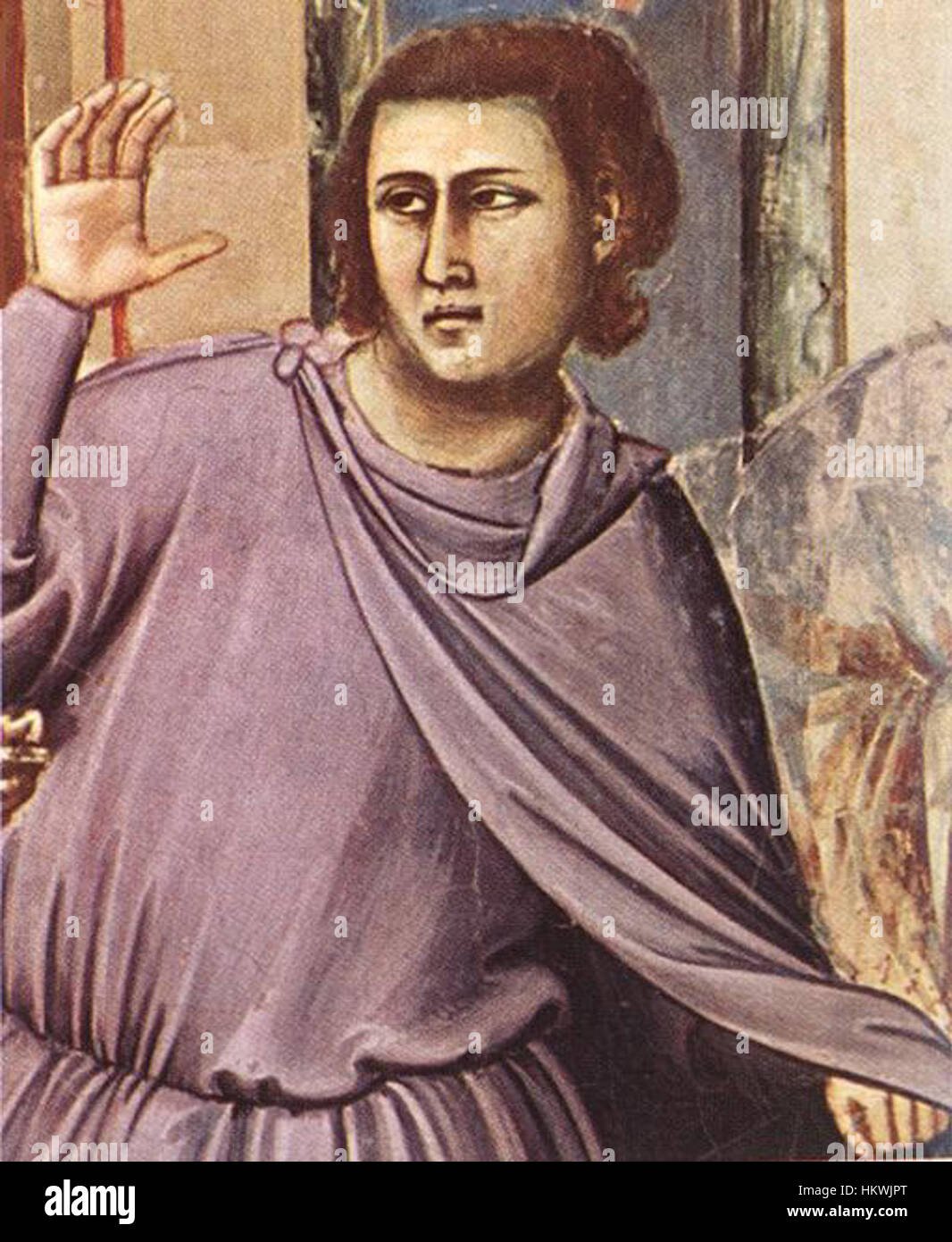 This artwork, a detail from Giotto di Bondone’s 'Scenes from the Life ...