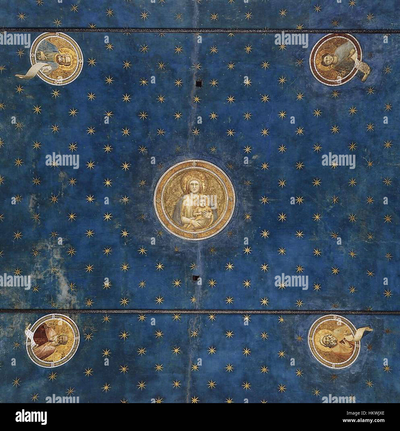 Giotto di Bondone's 'Vault' is a fresco that exemplifies his ...