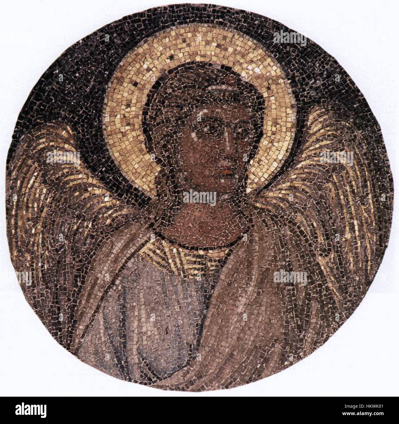 Giotto di Bondone's 'Tondo with Angel' is a late 13th-century work ...