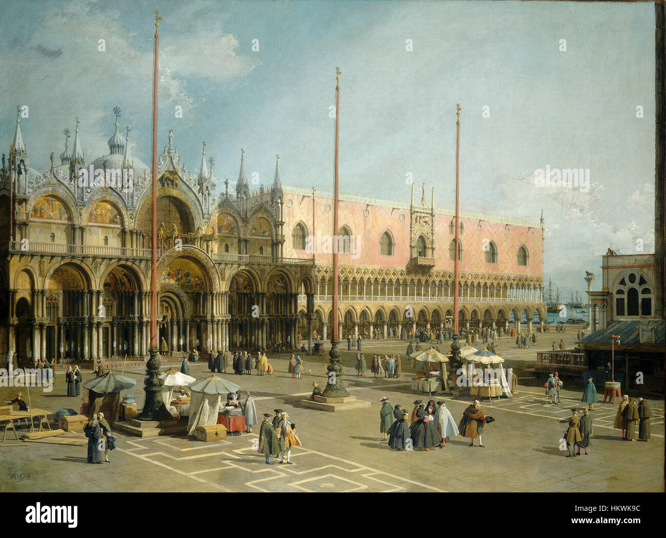 This 18th-century painting by Giovanni Antonio Canal, known as ...