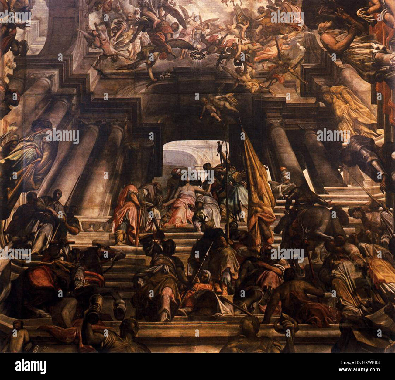 'Martyrdom and Glory of St Pantaleon' by Giovanni Antonio Fumiani ...