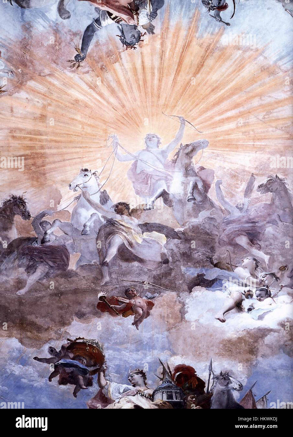 'Apollo's Carriage' by Giovanni Battista Crosato illustrates the ...