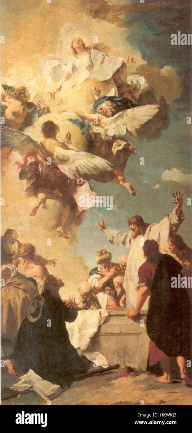 Giovanni Battista Piazzetta’s 1735 painting, 'Assumptio Mariae ...