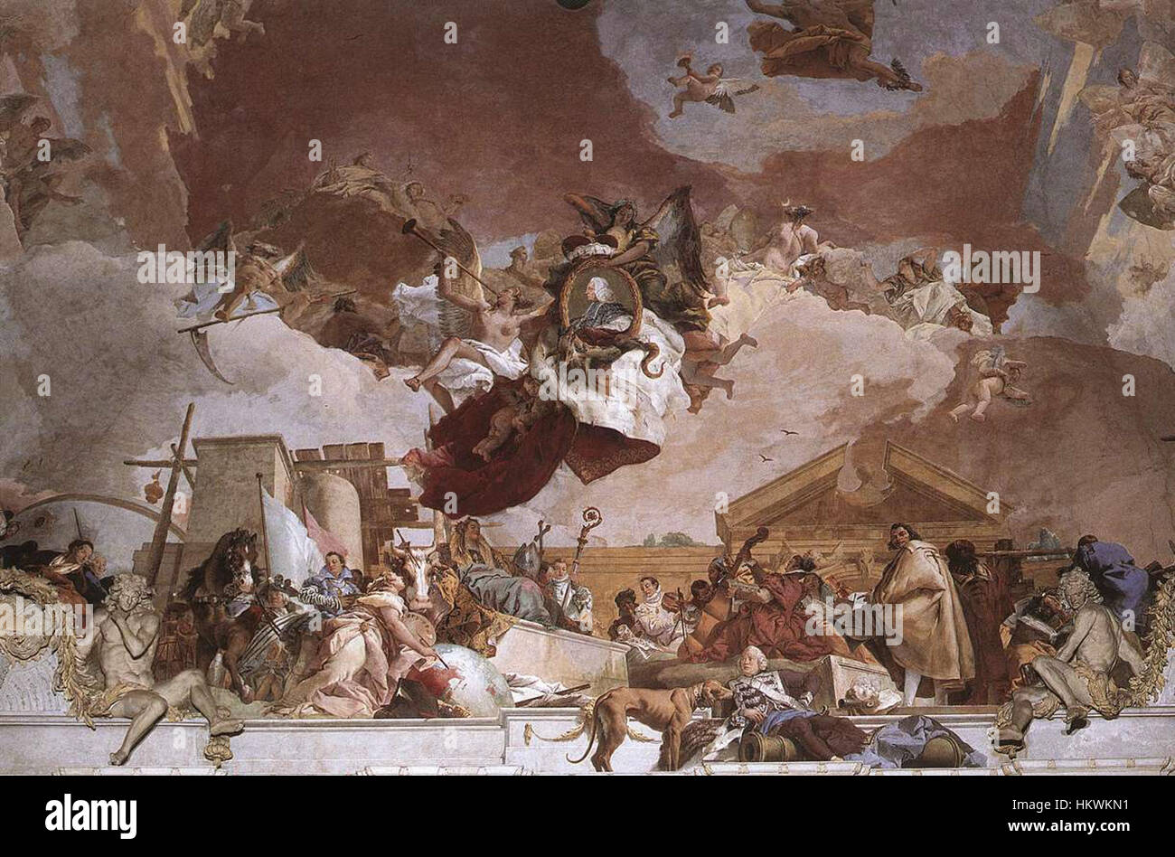 Apollo and the continents tiepolo hi-res stock photography and images ...