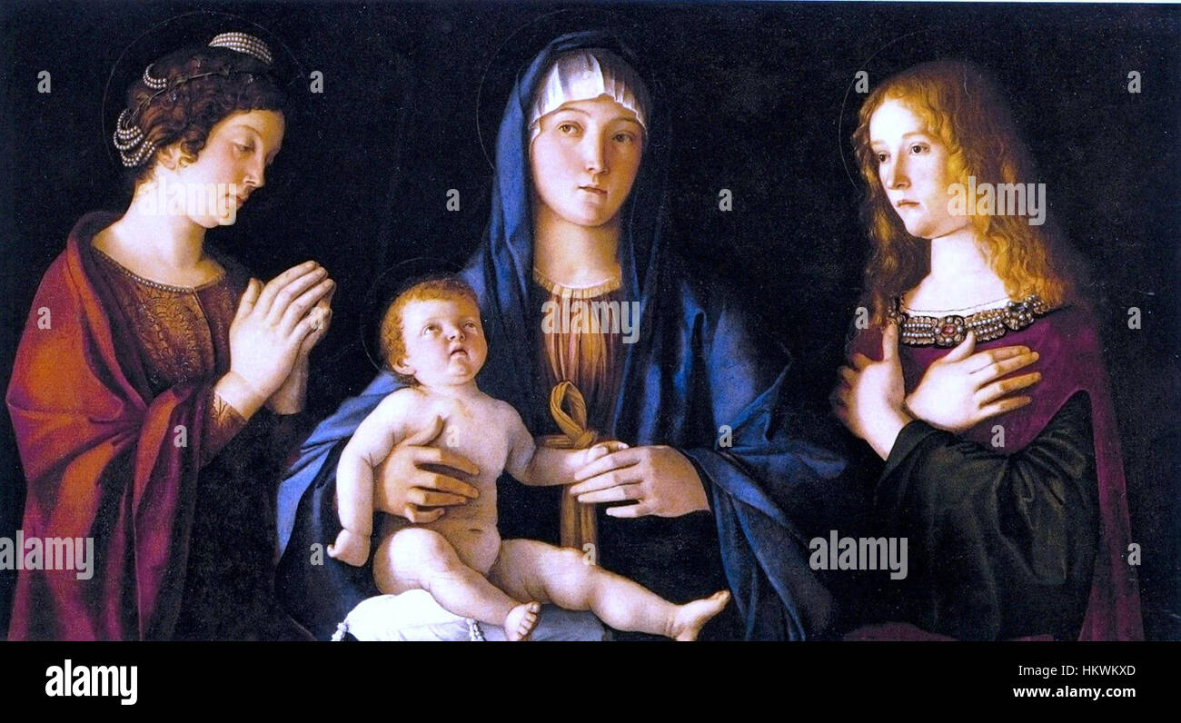*Sacra Conversazione dell'Accademia* by Giovanni Bellini is a ...