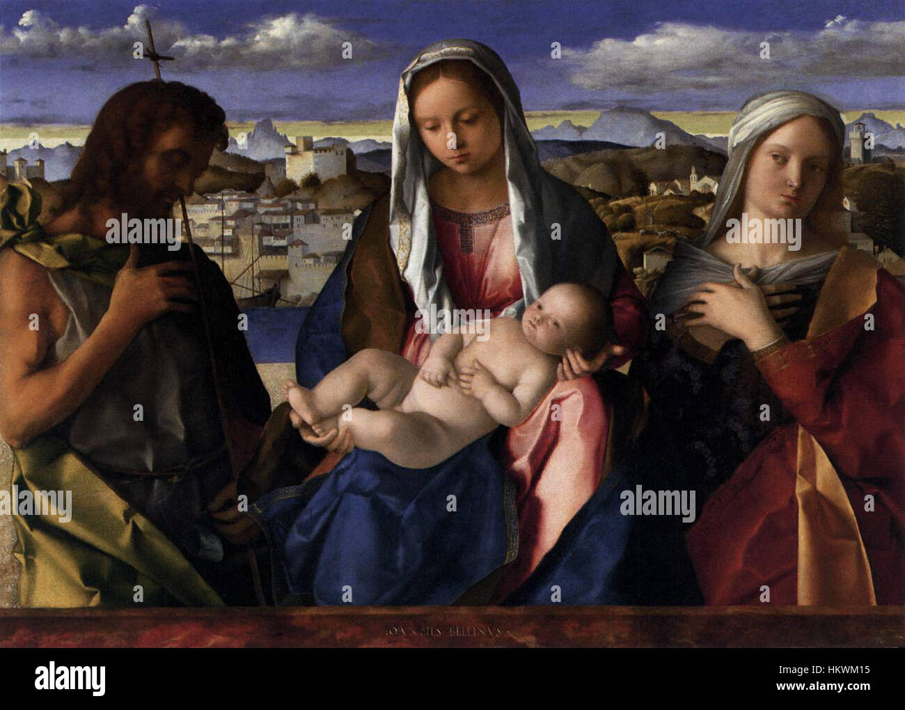Giovanni Bellini’s 'Madonna and Child with St. John the Baptist and a ...