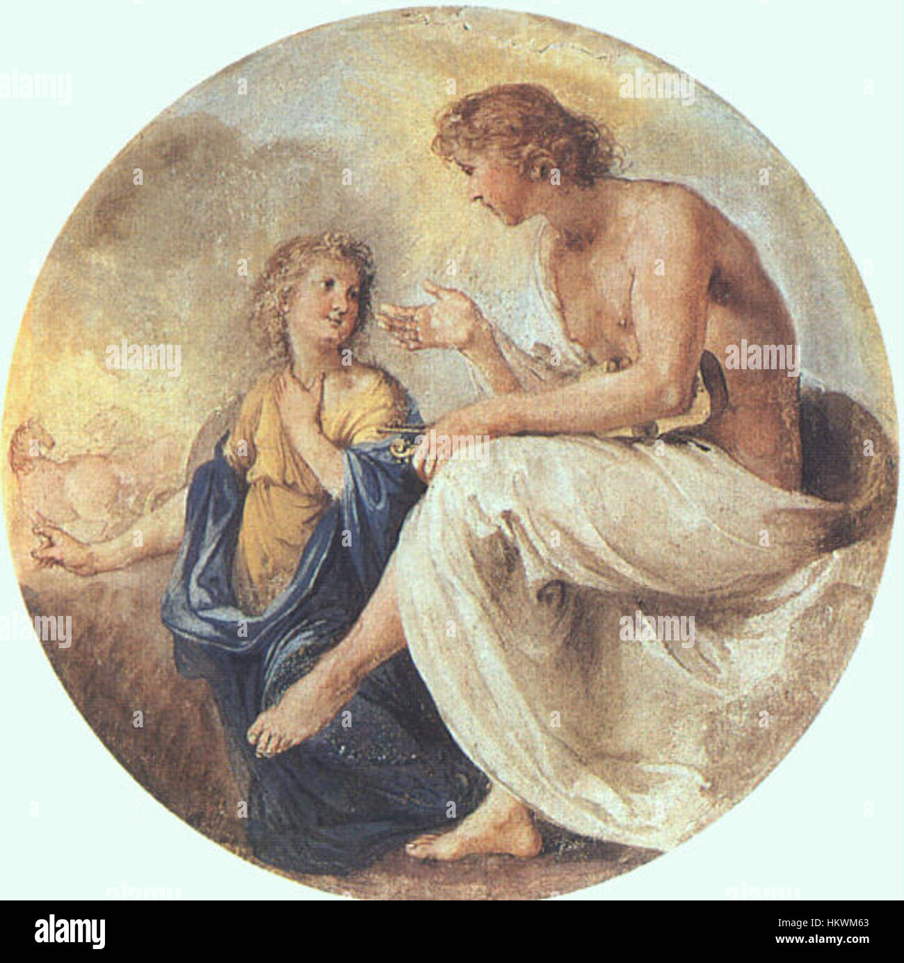 Giovanni da San Giovanni’s painting 'Apollo e Fetonte' portrays the ...