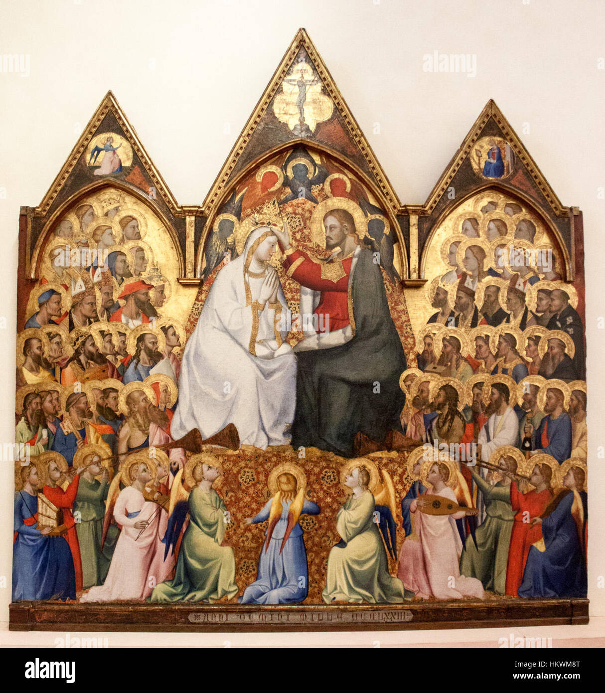 Giovanni del Biondoâ€™s 'Incoronazione della Vergine' portrays the ...