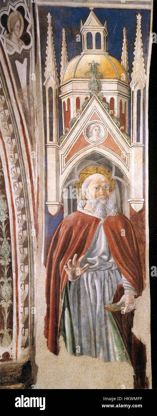 A painting by Giovanni Di Piamonte depicting St. Ambrose, an important ...