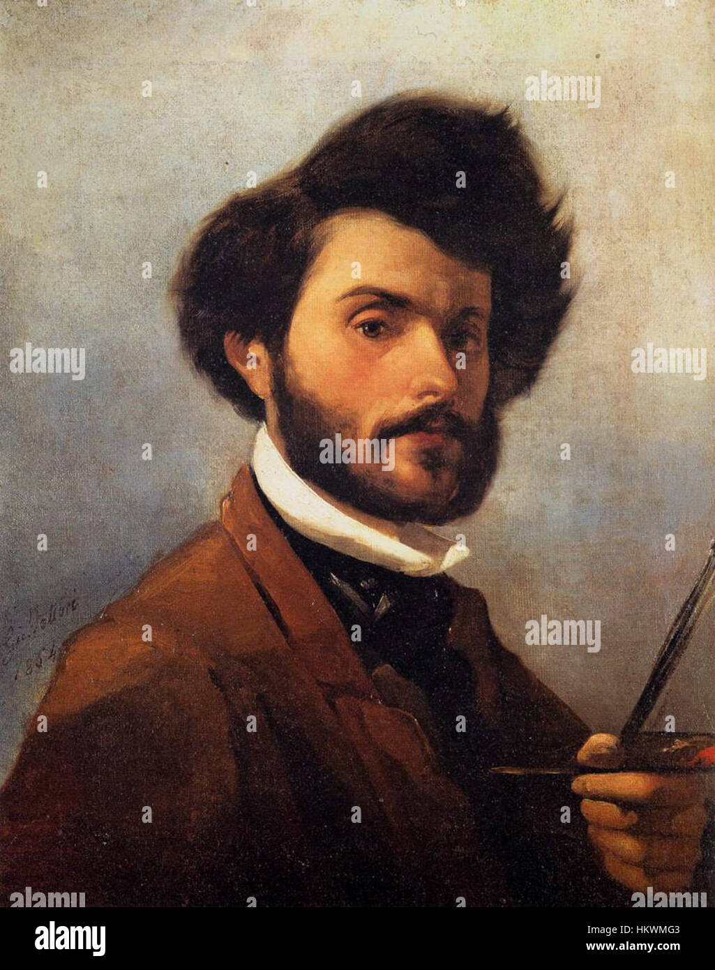 Giovanni Fattori's *Self-Portrait* is a significant example of 19th ...