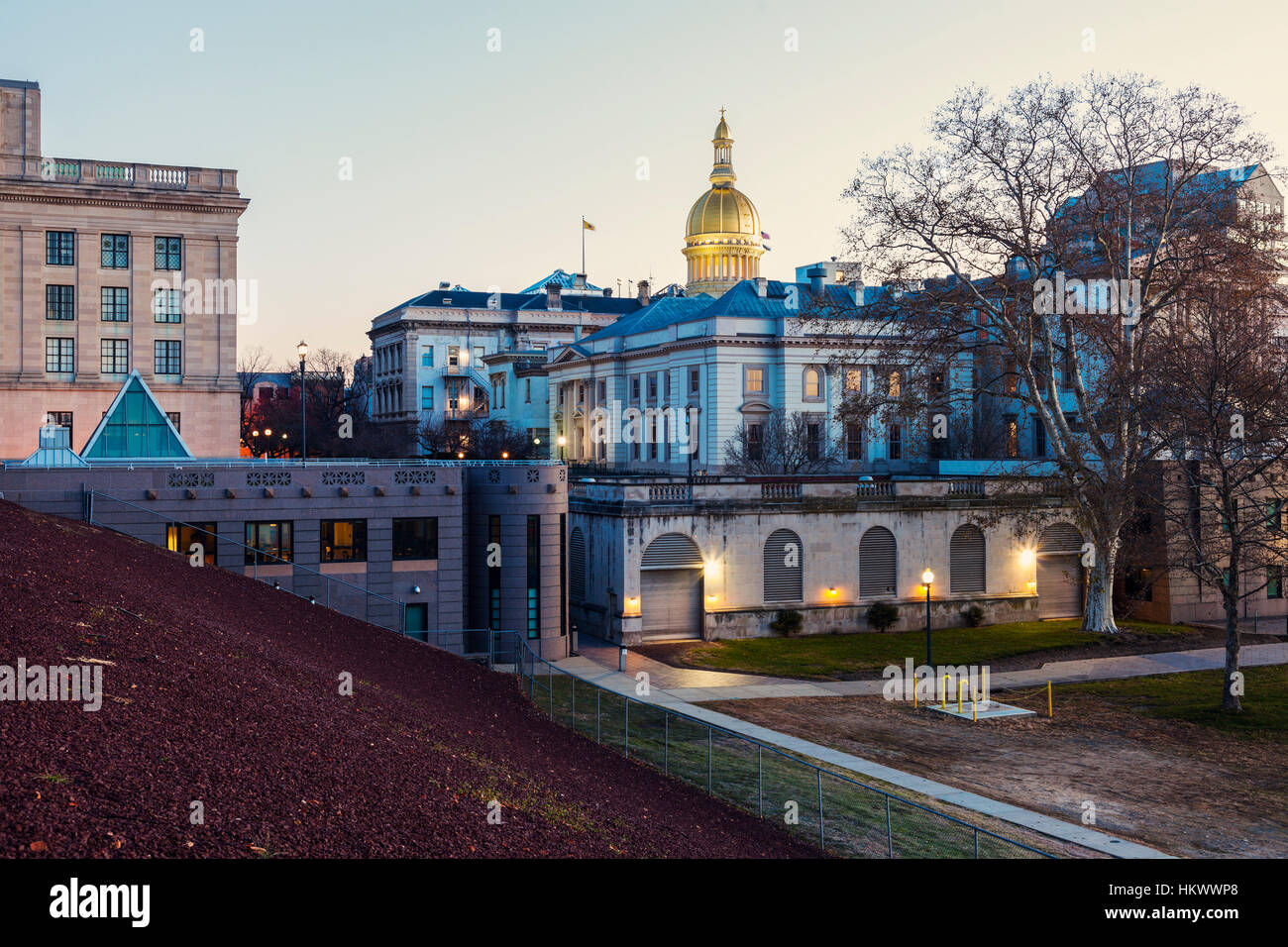 Trenton - State Capitol Building. Trenton, New Jersey, USA Stock Photo ...