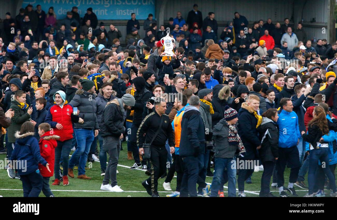 Sutton united football ground hi-res stock photography and images - Alamy