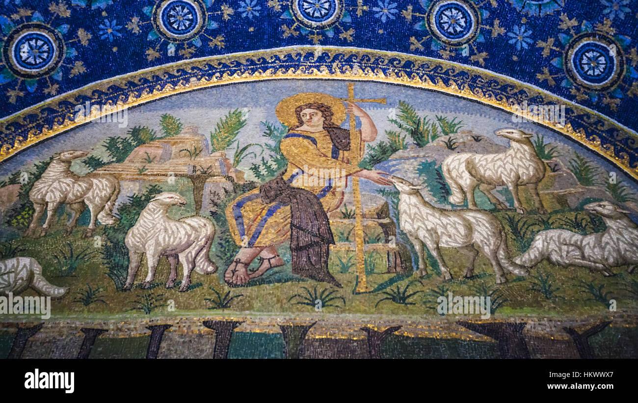 The good shepherd mosaic hi-res stock photography and images - Alamy