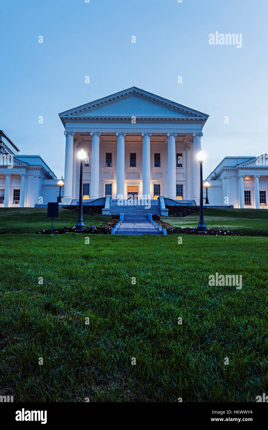 Virginia State Capitol Building Richmond. Richmond, Virginia Stock ...