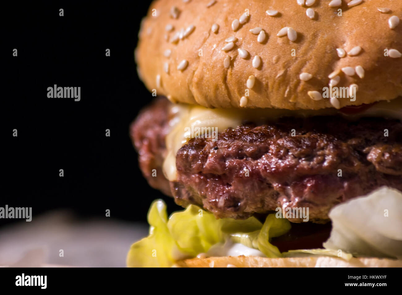 Commercial hamburger hi-res stock photography and images - Alamy