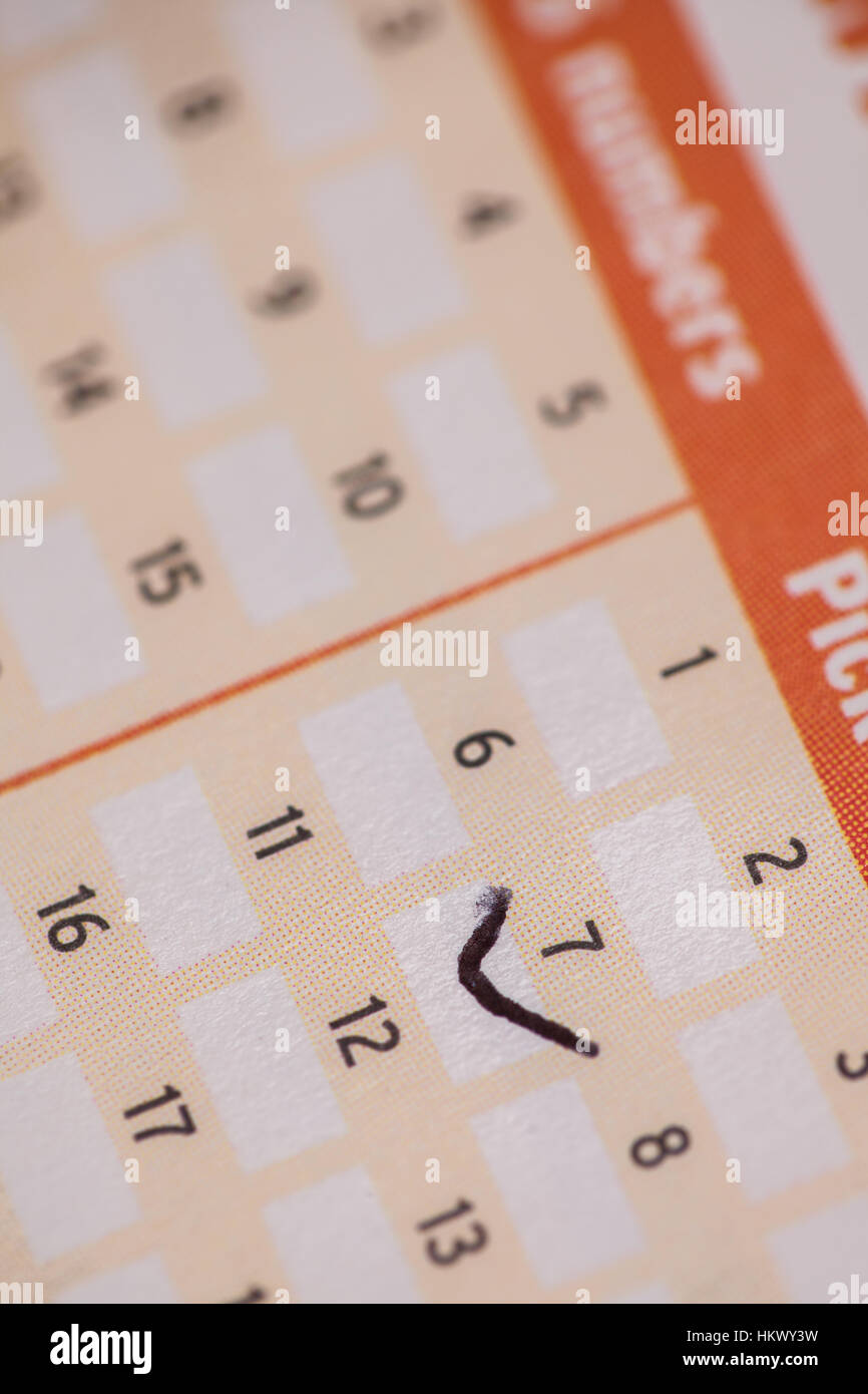 Lotto slip hi-res stock photography and images - Alamy