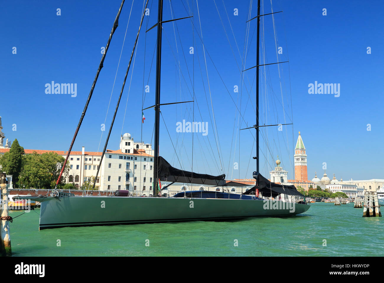 Luxury super sailing yacht Samurai Stock Photo - Alamy