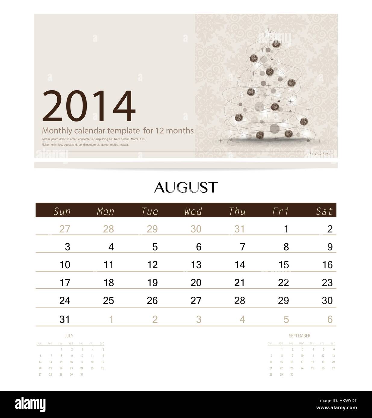 2014 Pocket Monthly Calendars