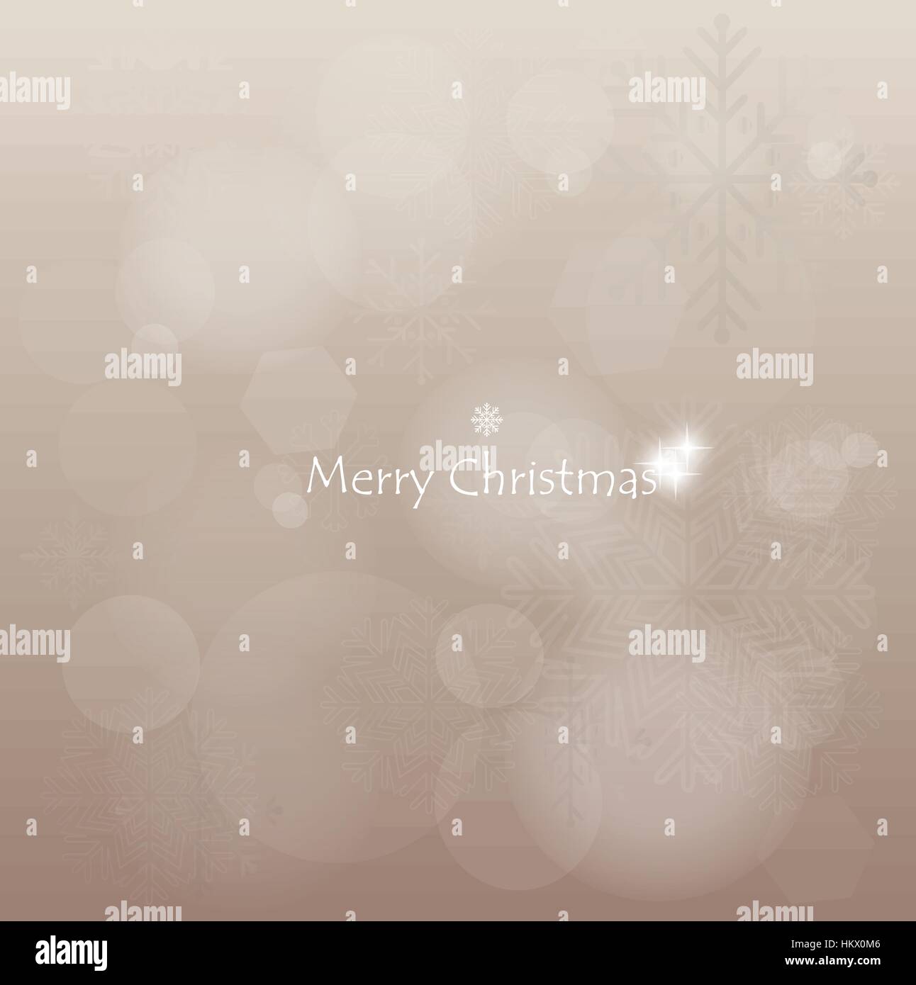 Light silver abstract Christmas background with white snowflakes ...
