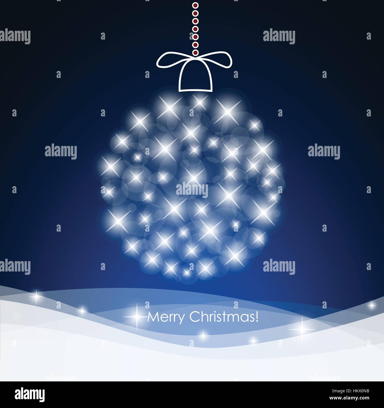 Christmas background with christmas ball illustration Stock Vector ...