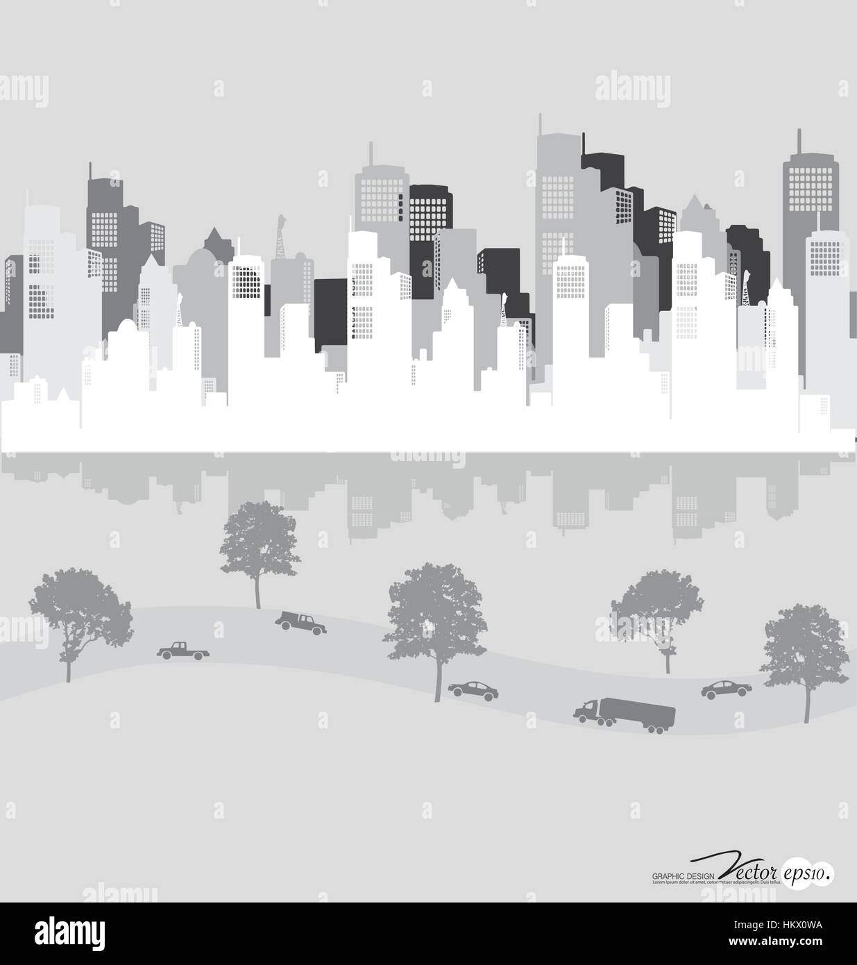 City, vector Illustration Stock Vector Image & Art - Alamy