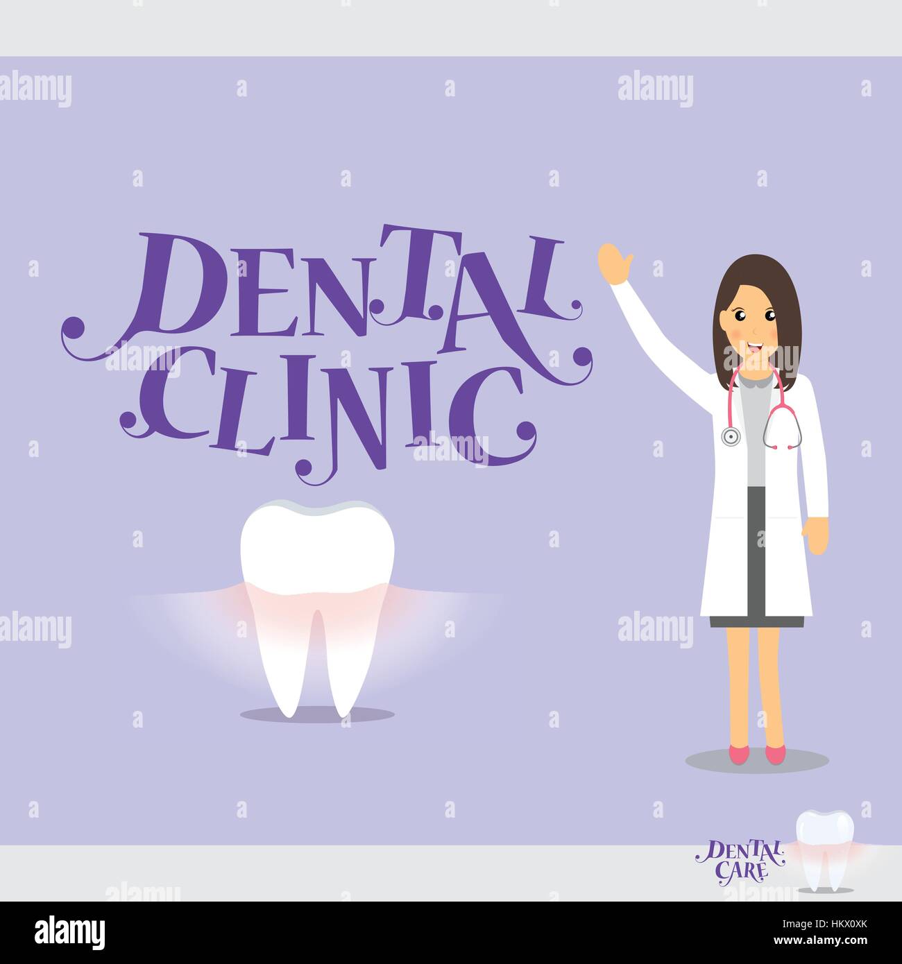 Woman dentist dental show Stock Vector Images - Alamy