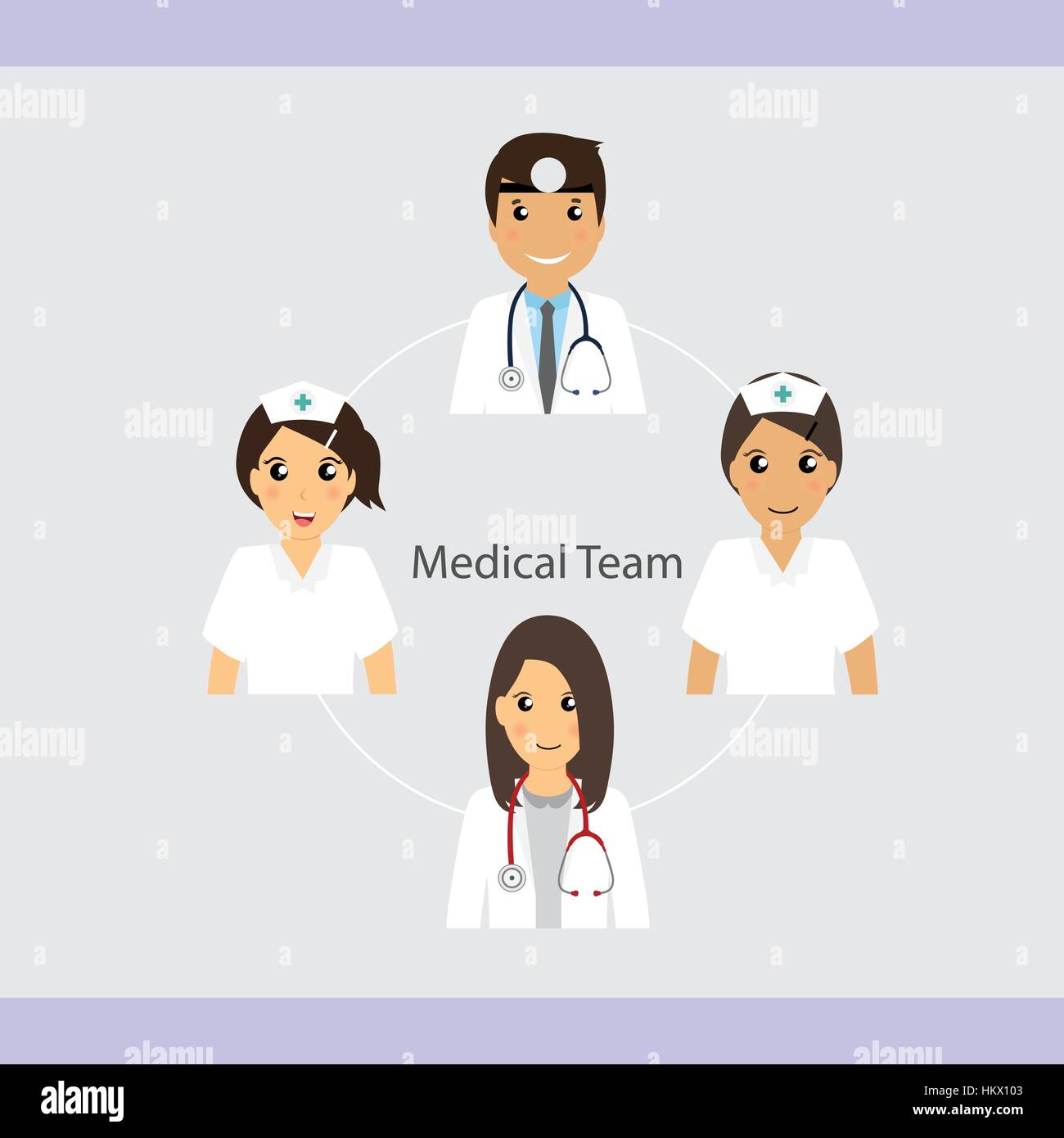 Set cartoon medical team dentist hi-res stock photography and images ...